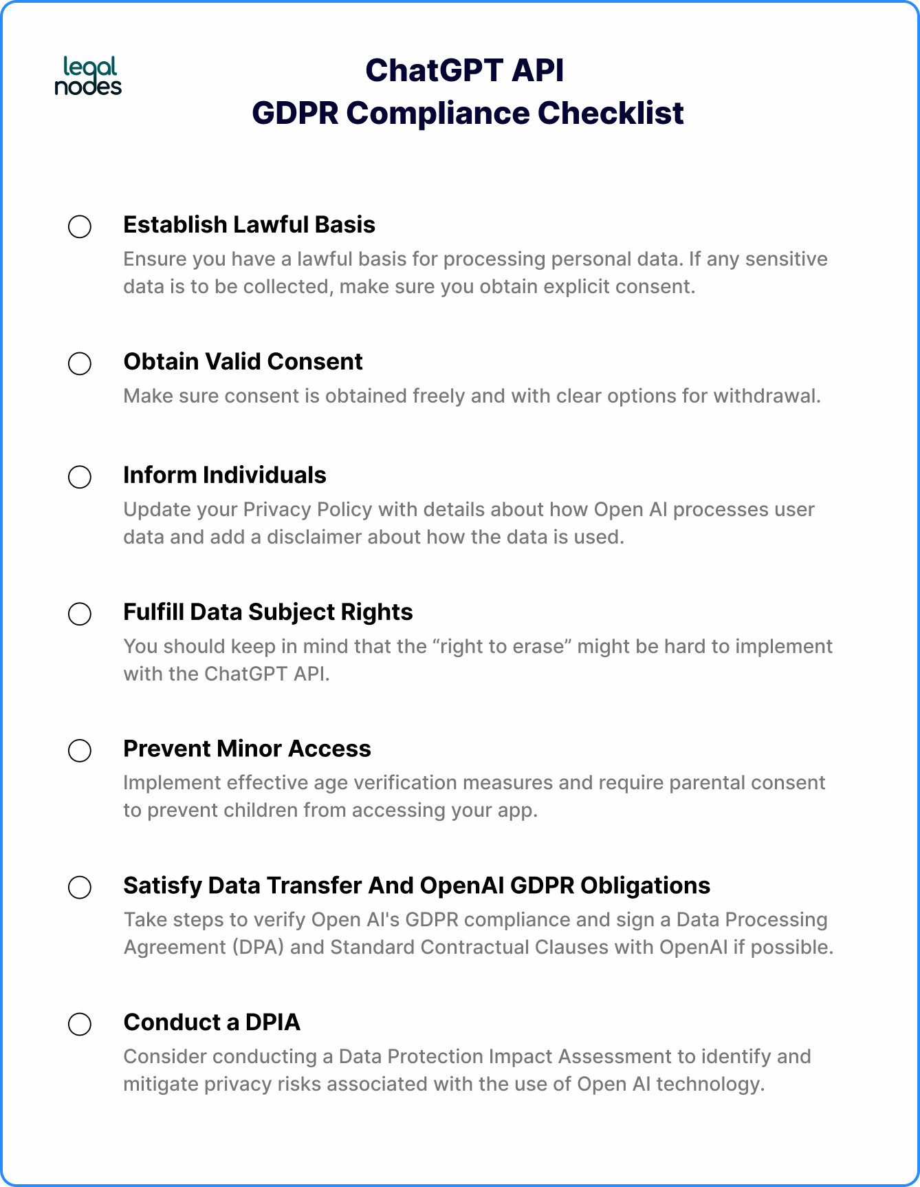 ChatGPT Privacy Risks for Business: How to Ensure GDPR Compliance of the OpenAI's API